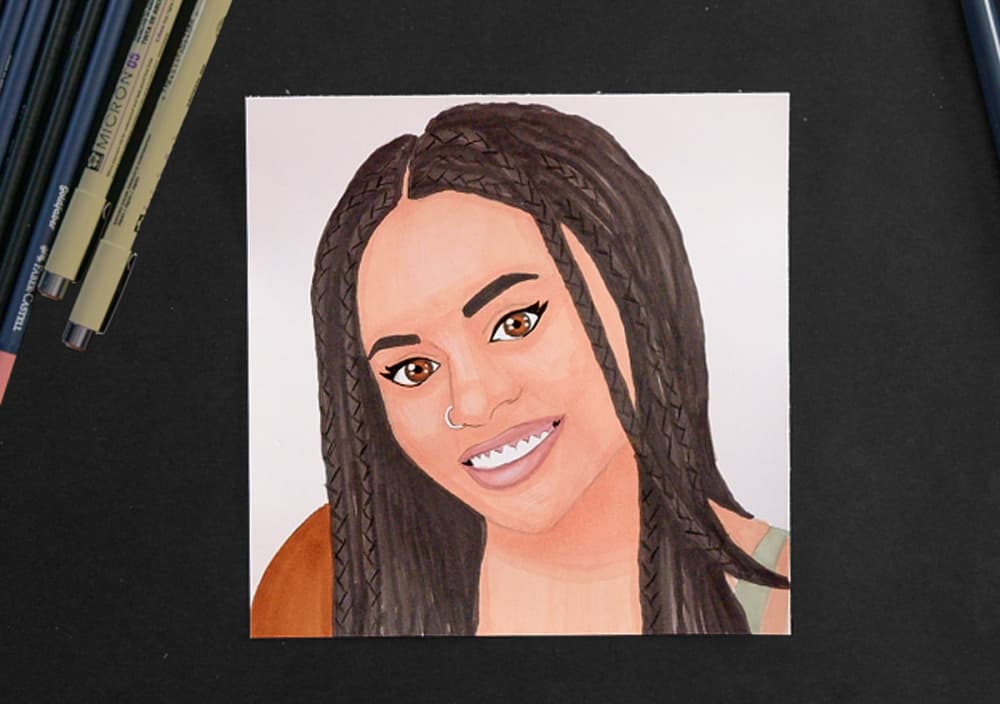 Simple Cartoon Portrait - Cupixel