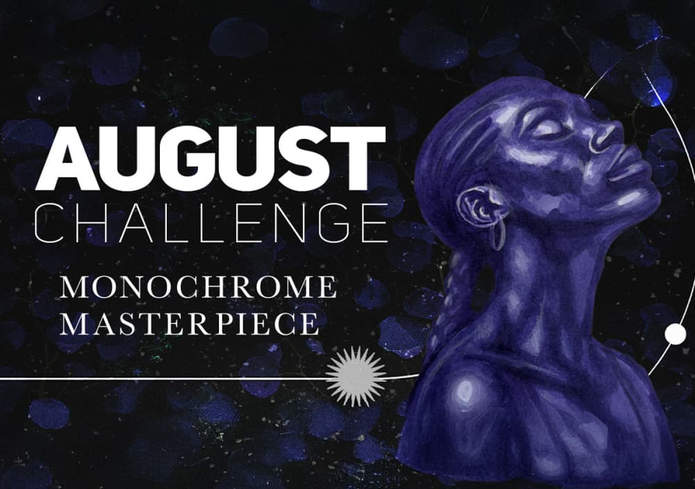 August 2025 Challenge: Monochrome Masterpiece - Cupixel