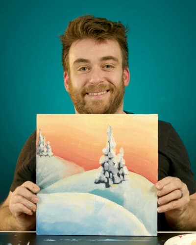 Winter Sunset - Cupixel