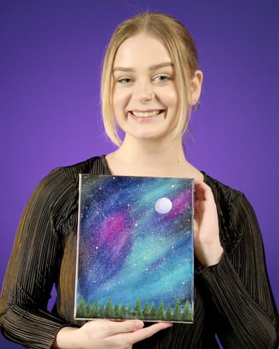 Simple Galaxy Painting - Cupixel