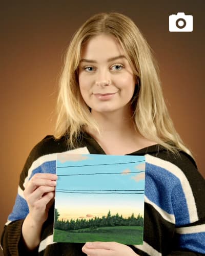 Evergreen Sunset - Cupixel