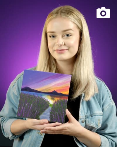 Lavender Sunset - Cupixel