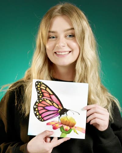 Butterfly Landing - Cupixel