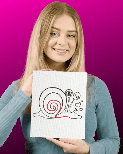 February Challenge: Squiggle Drawing - Cupixel