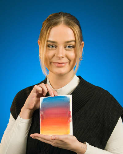 Landscape Elements: Simple Gradient Sunset - Acrylic - Cupixel Landscape Elements: Simple Gradient Sunset - Acrylic - Cupixel