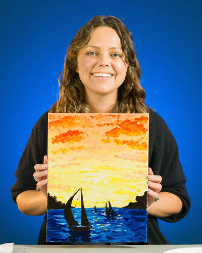 Sailing Into Sunset - Cupixel