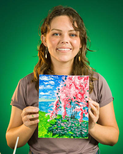 Cherry Blossom Landscape - Cupixel