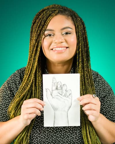 Sketch A Hand Intermediate Cupixel