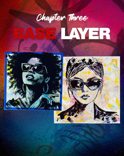 Street-Style Portrait Painting: 3 - Portrait Base Layer - Cupixel