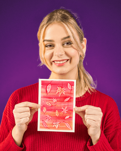 Creative Break Replay: Watercolor Autumn Leaves - Cupixel