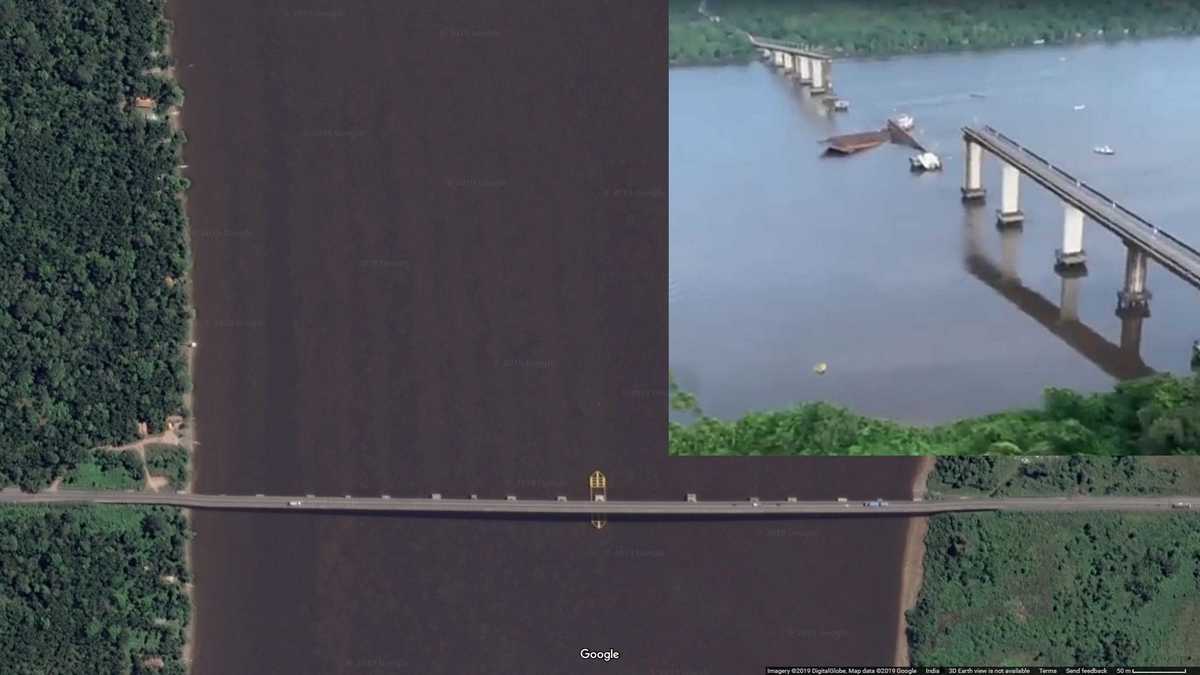 Bridge Is Down - Answer | Google Earth Community Forums