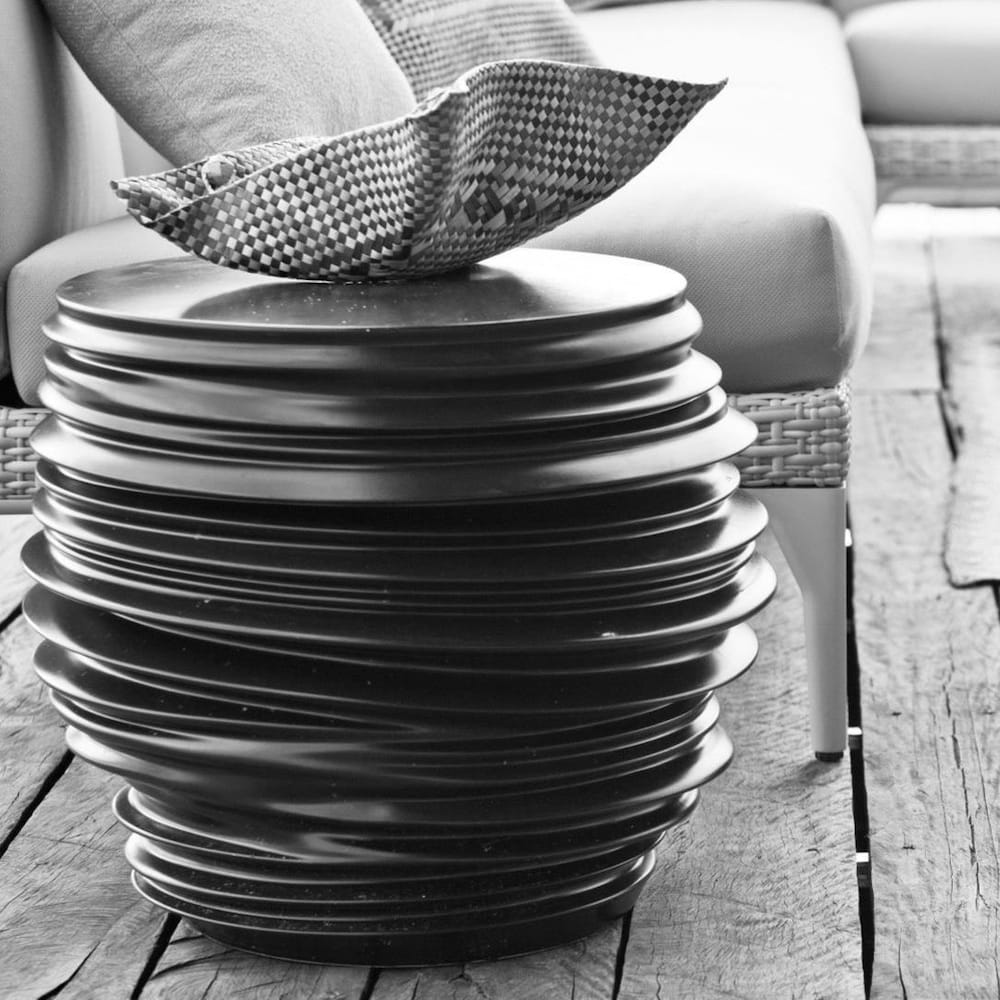 DEDON BABYLON Ceramic Side Table | CurranHOME