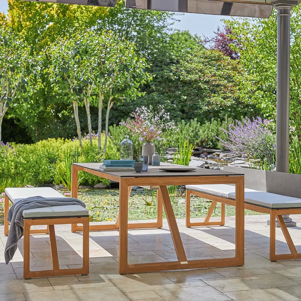 Outdoor Dining Benches | CurranOUTDOOR