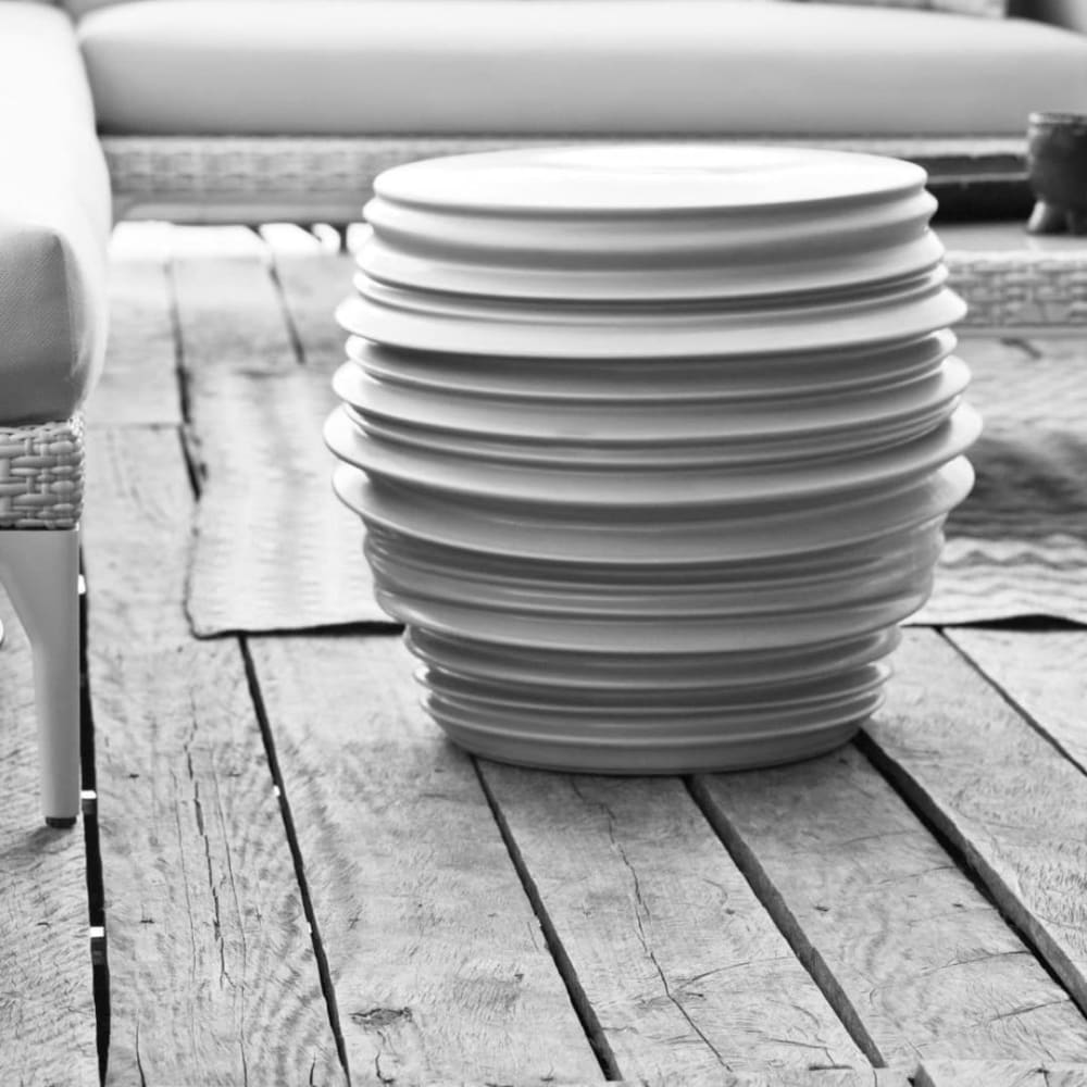 DEDON BABYLON Ceramic Side Table | CurranHOME