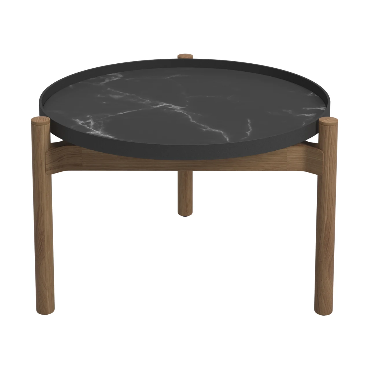 Gloster Sepal Round Side Table | CurranOUTDOOR