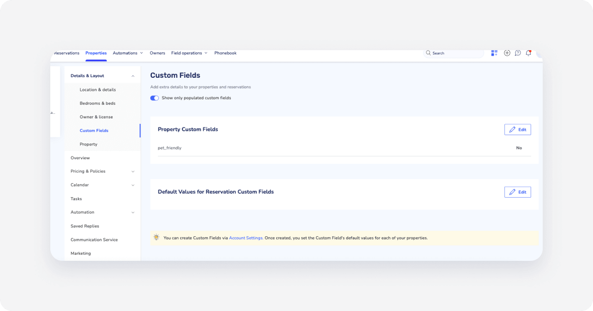 Setting up Custom Fields – Guesty Help Center Setting up Custom Fields – Guesty Help Center