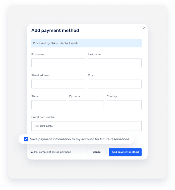Saving payment methods for returning guests – Guesty Help Center