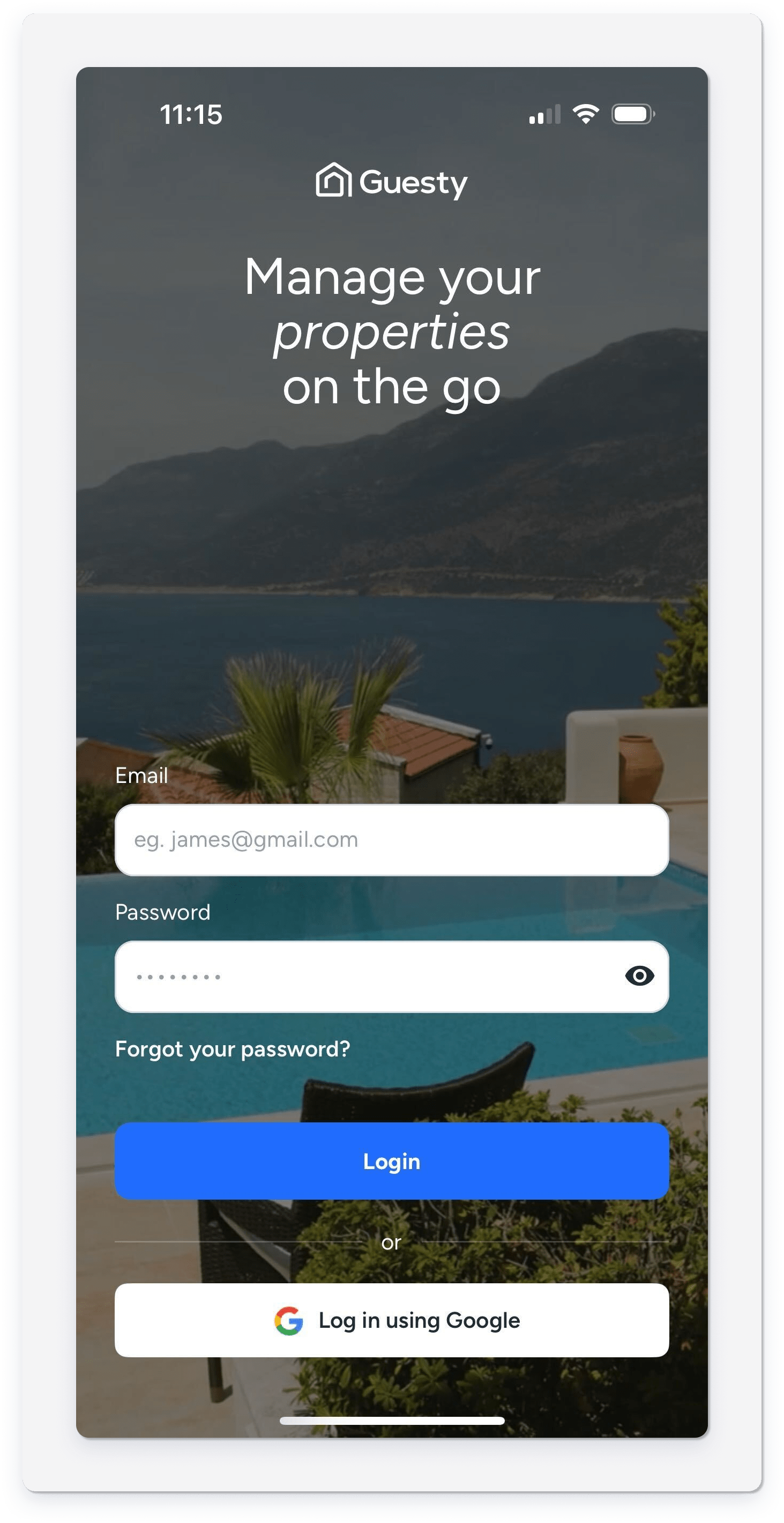 Logging into the Guesty app – Guesty Help Center