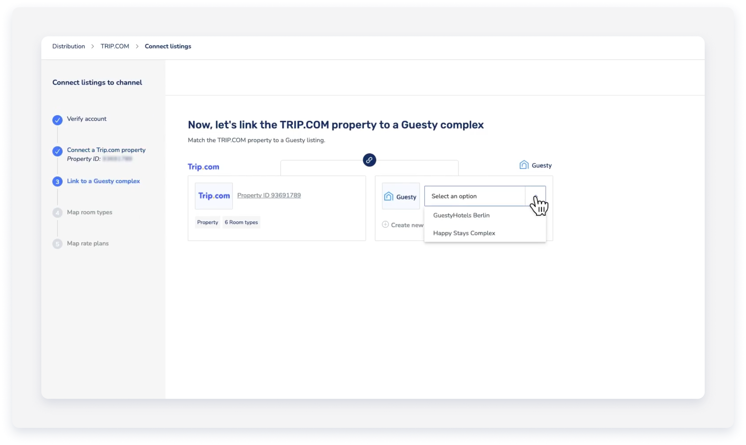 Connecting Trip.com to Guesty – Guesty Help Center