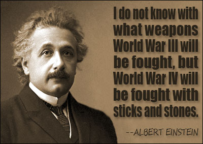 Albert Einstein Atomic Bomb Quote