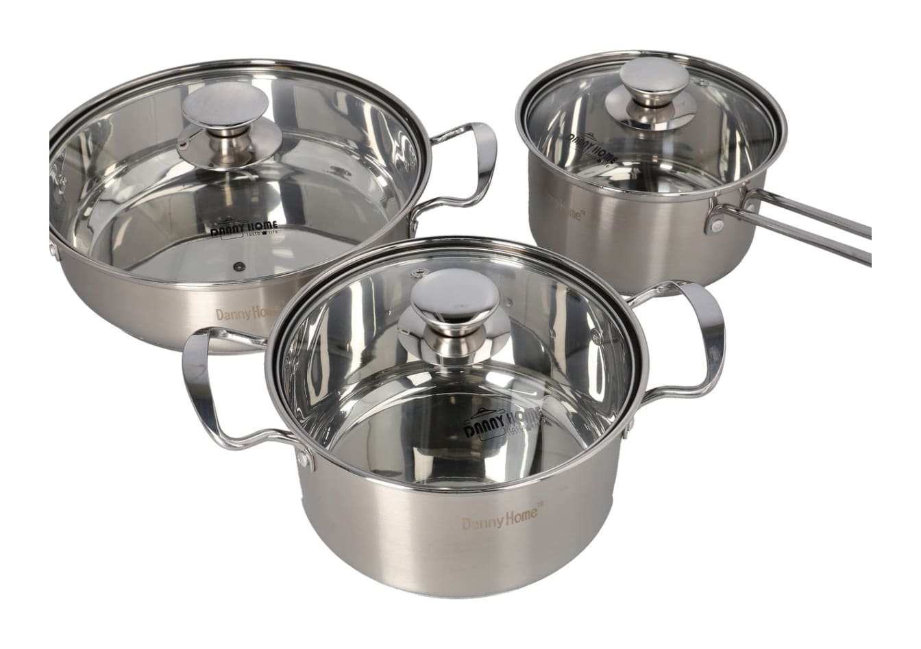 Stainless Steel Cookware Set 6Pcs | Danny Home
