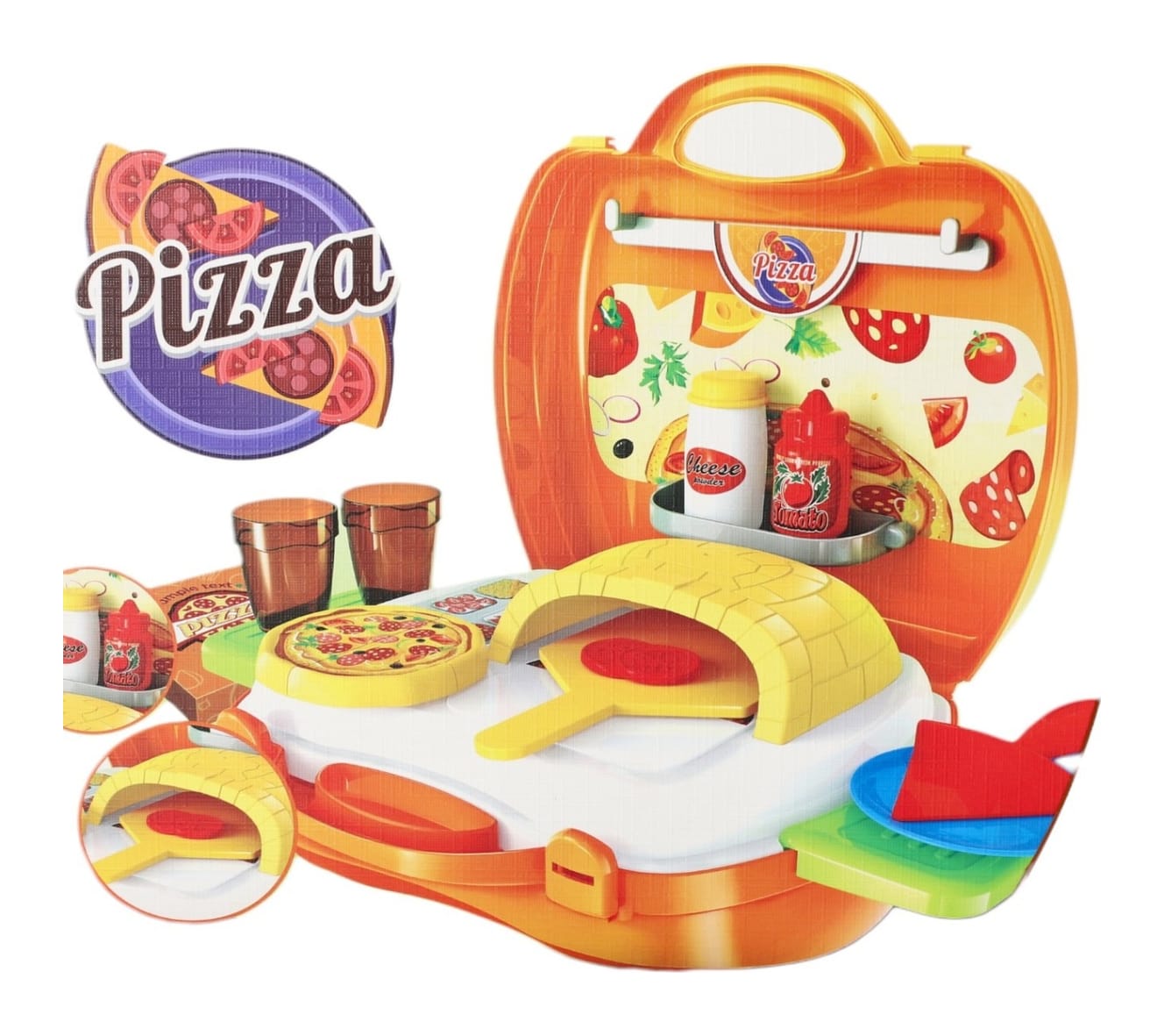 Pizza Maker Toy Kit 22Pcs | Danny Home