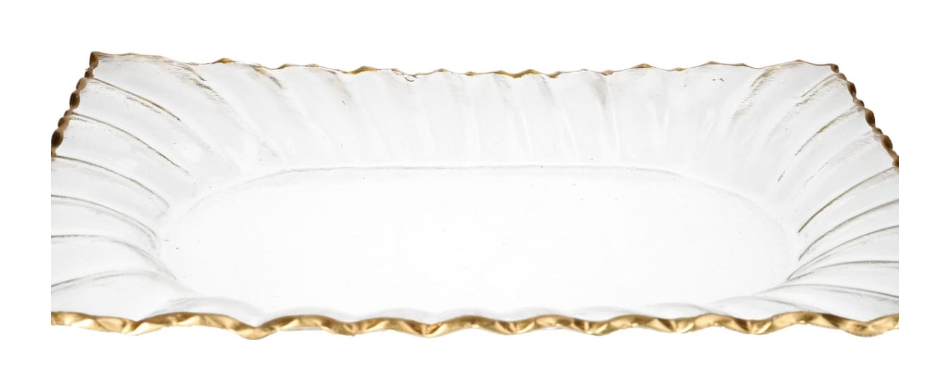 Rectangle Glass Serving Platter 41cm | Danny Home