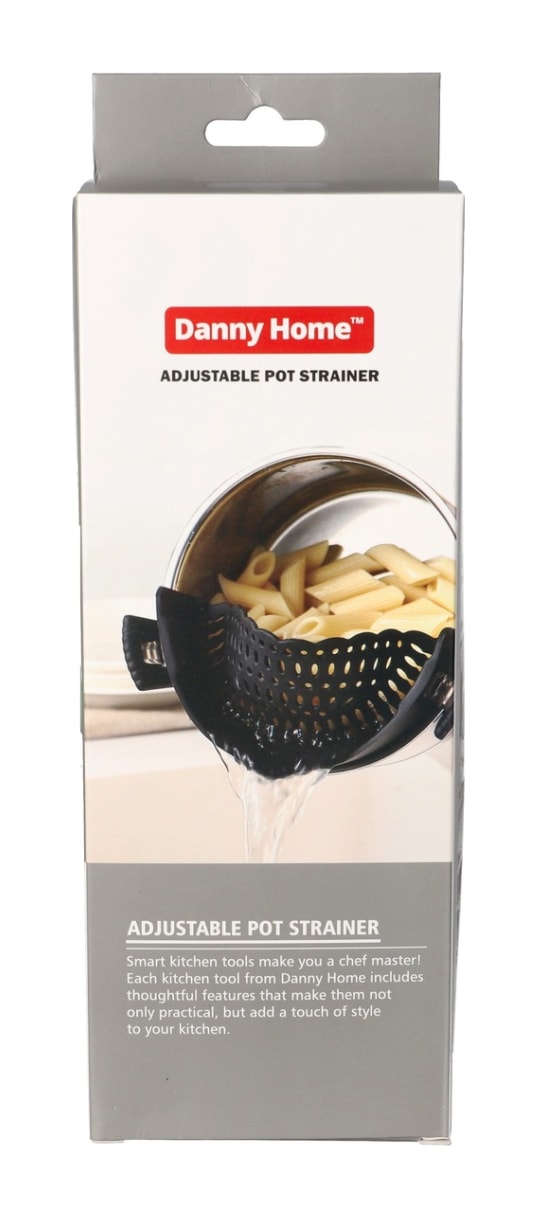 Silicone Adjustable Pot Strainer 21.8cm | Danny Home