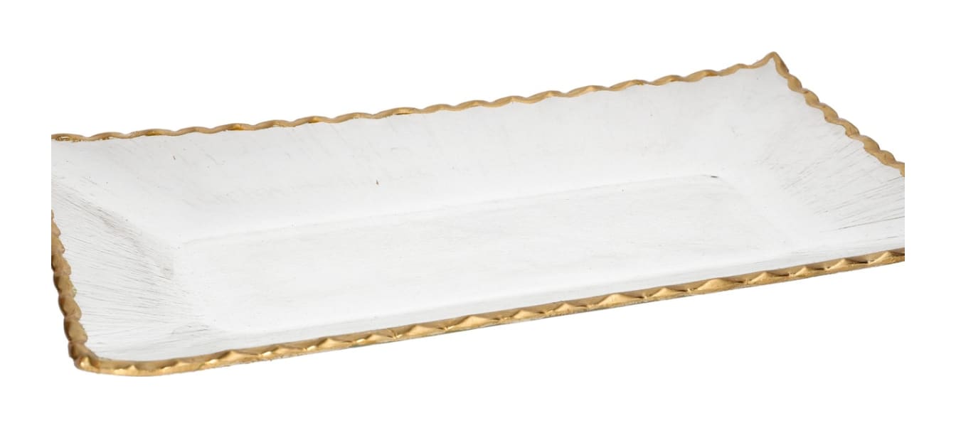 Rectangle Glass Serving Platter 35.3cm | Danny Home