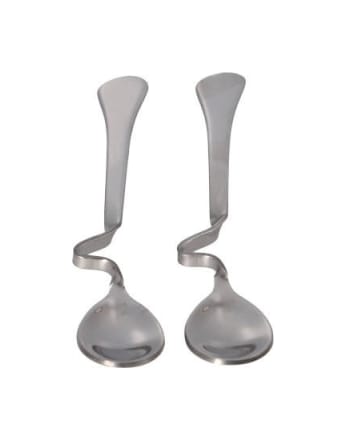 Wavy Tea Spoon Set 2pcs 12.8cm | Danny Home