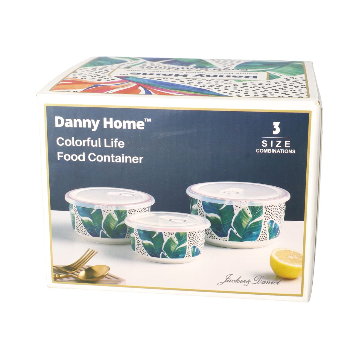 Quality Porcelain Food Container Set 3pcs | Danny Home