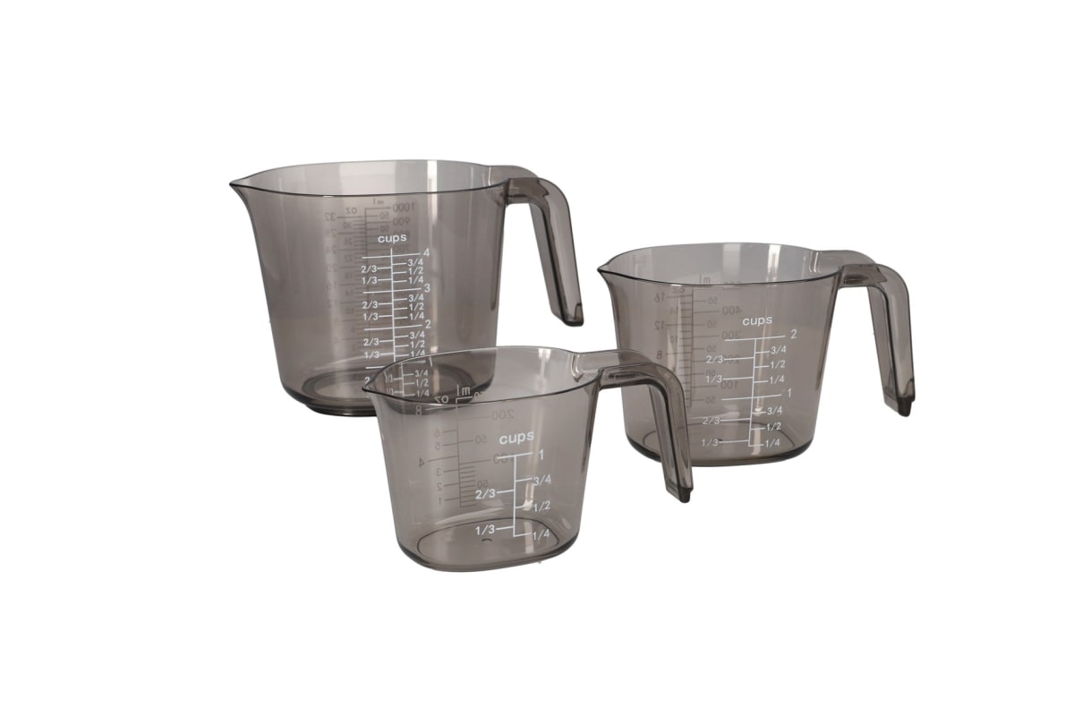 Plastic Measuring Jugs 3pcs | Danny Home