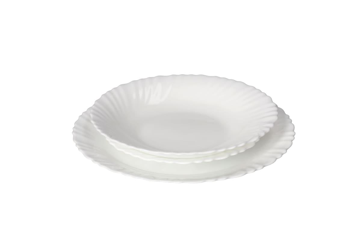 Opal Glass Dinnerware Set 18pcs | Danny Home