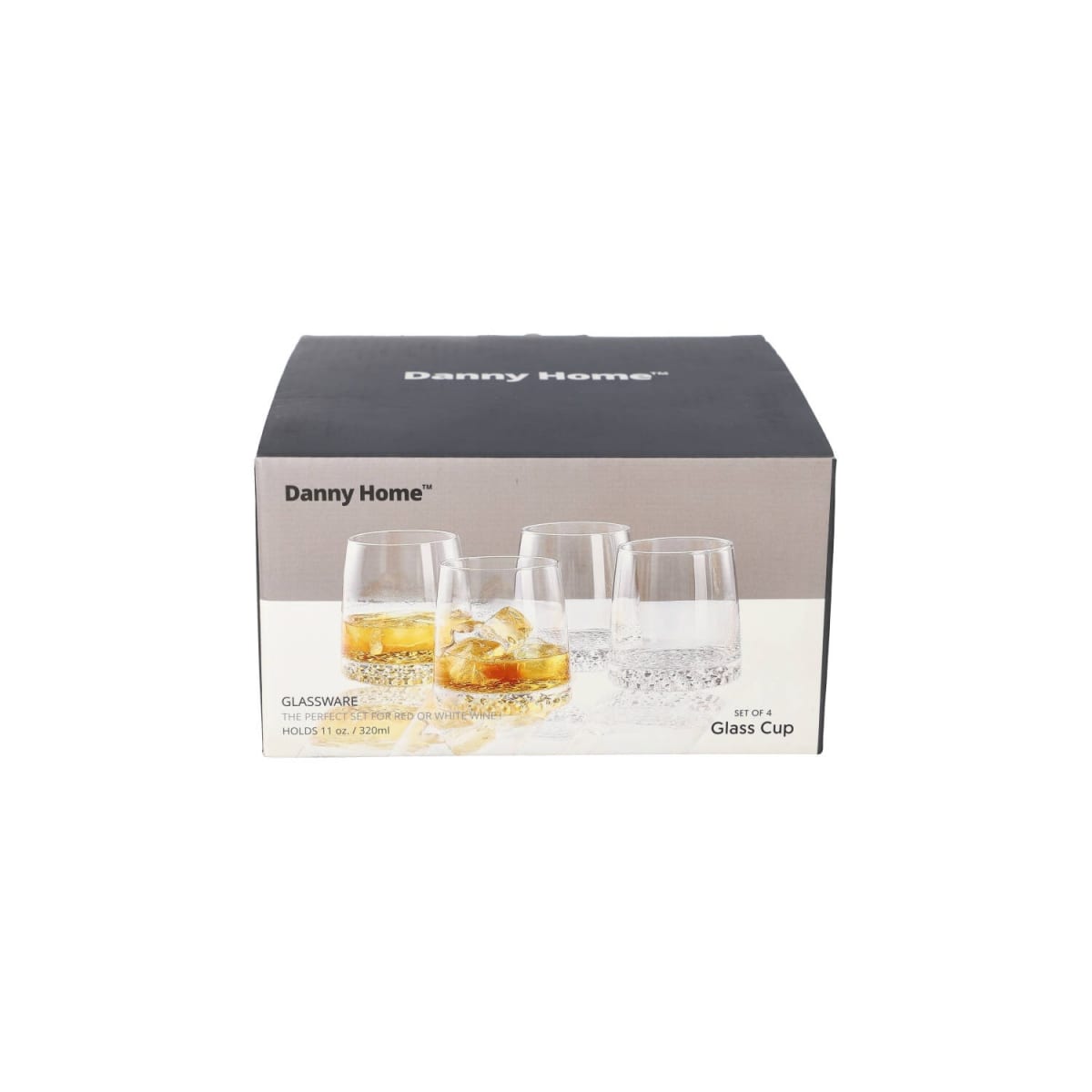 Whisky Short Glasses 4pcs 8.3cm | Danny Home