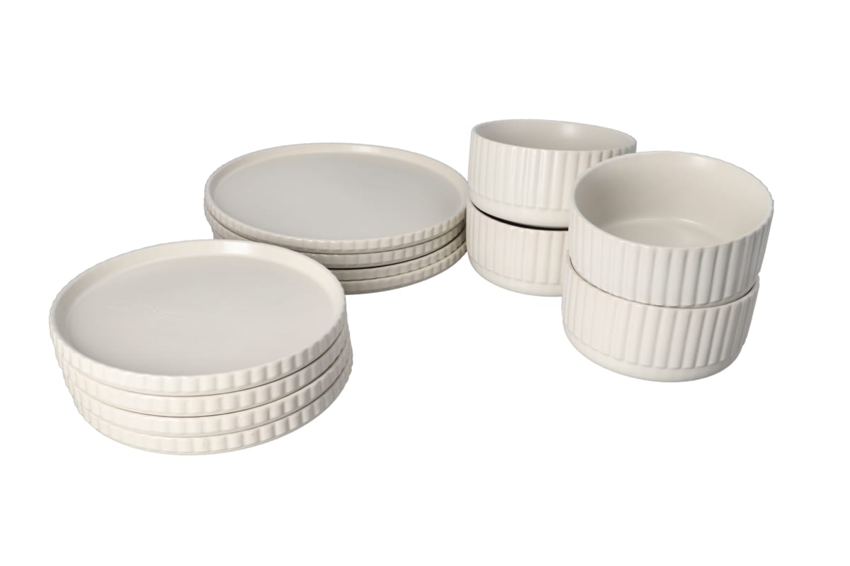 Classic Ceramic Dinner Set 12pcs | Danny Home