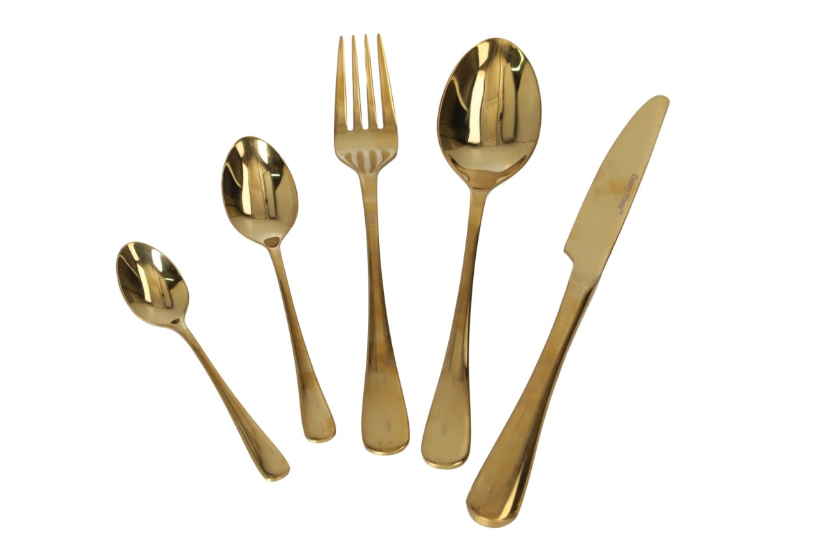 Gold Dessert Spoons Set 6pcs 11.8cm | Danny Home