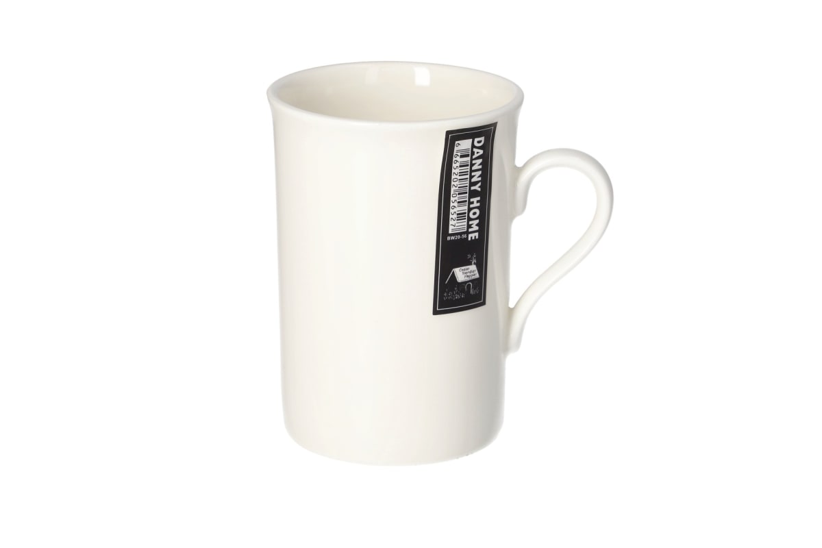 White Ceramic Tea Mug Set 12pcs 10cm | Danny Home