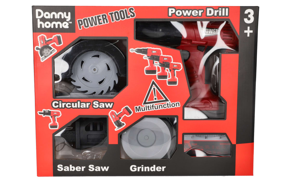 DIY Drill Power Toy Tools Set 9pcs | Danny Home