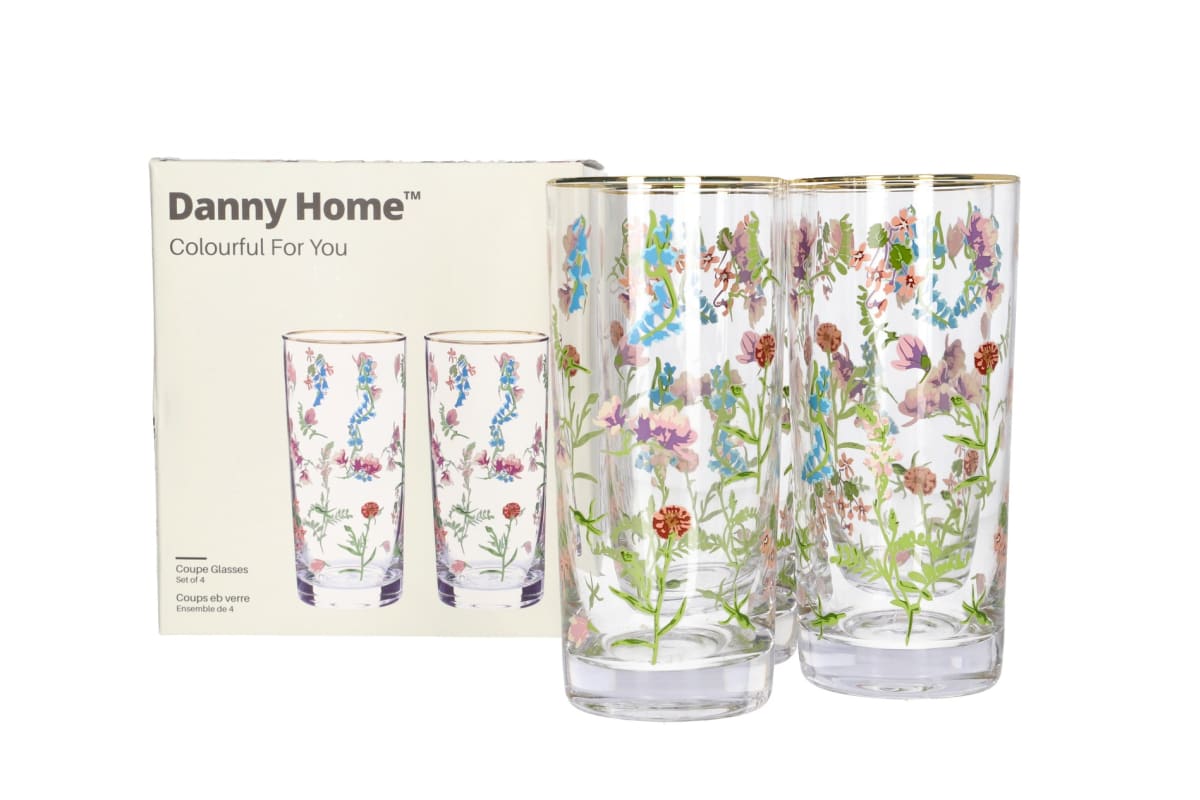 Collins Cocktail Glasses 4pcs 15.9cm | Danny Home