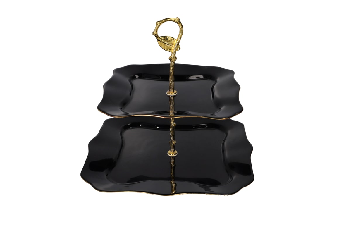 Dessert 2 Tier Serving Tray 26.4cm | Danny Home