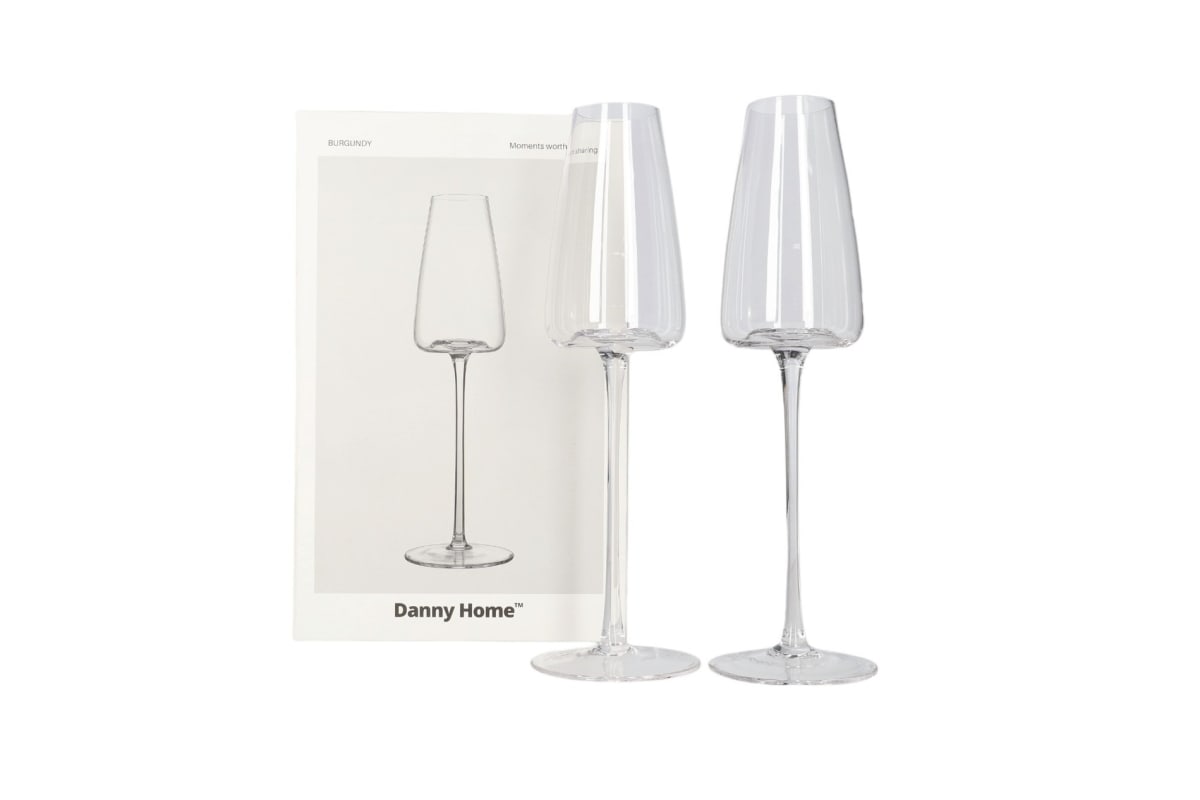 Champagne Flute Glasses Set 2pcs 27cm | Danny Home