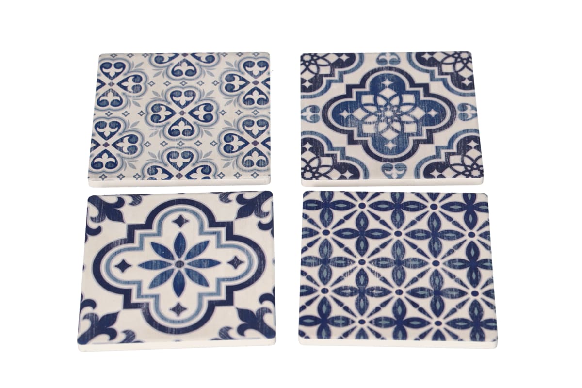 Absorbent Coaster Set 4pcs 10cm | Danny Home