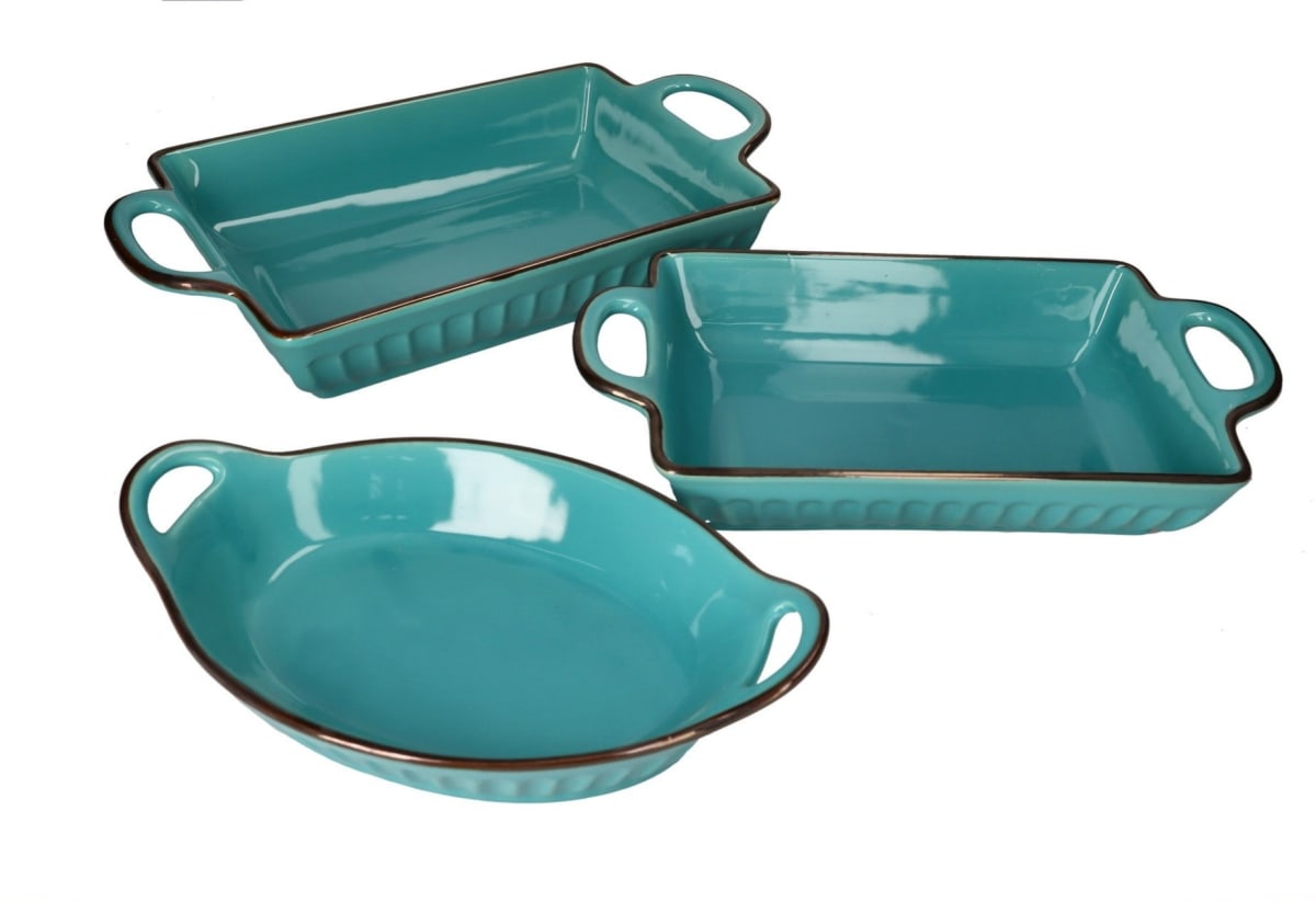 Bakeware Ceramic Casserole Set 3pcs | Danny Home