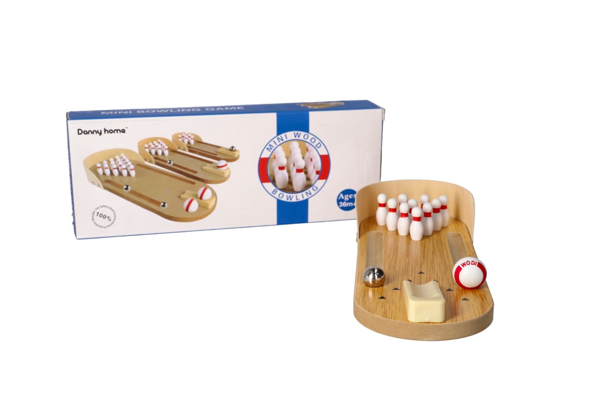 Mini Wood Bowling Toy | Danny Home