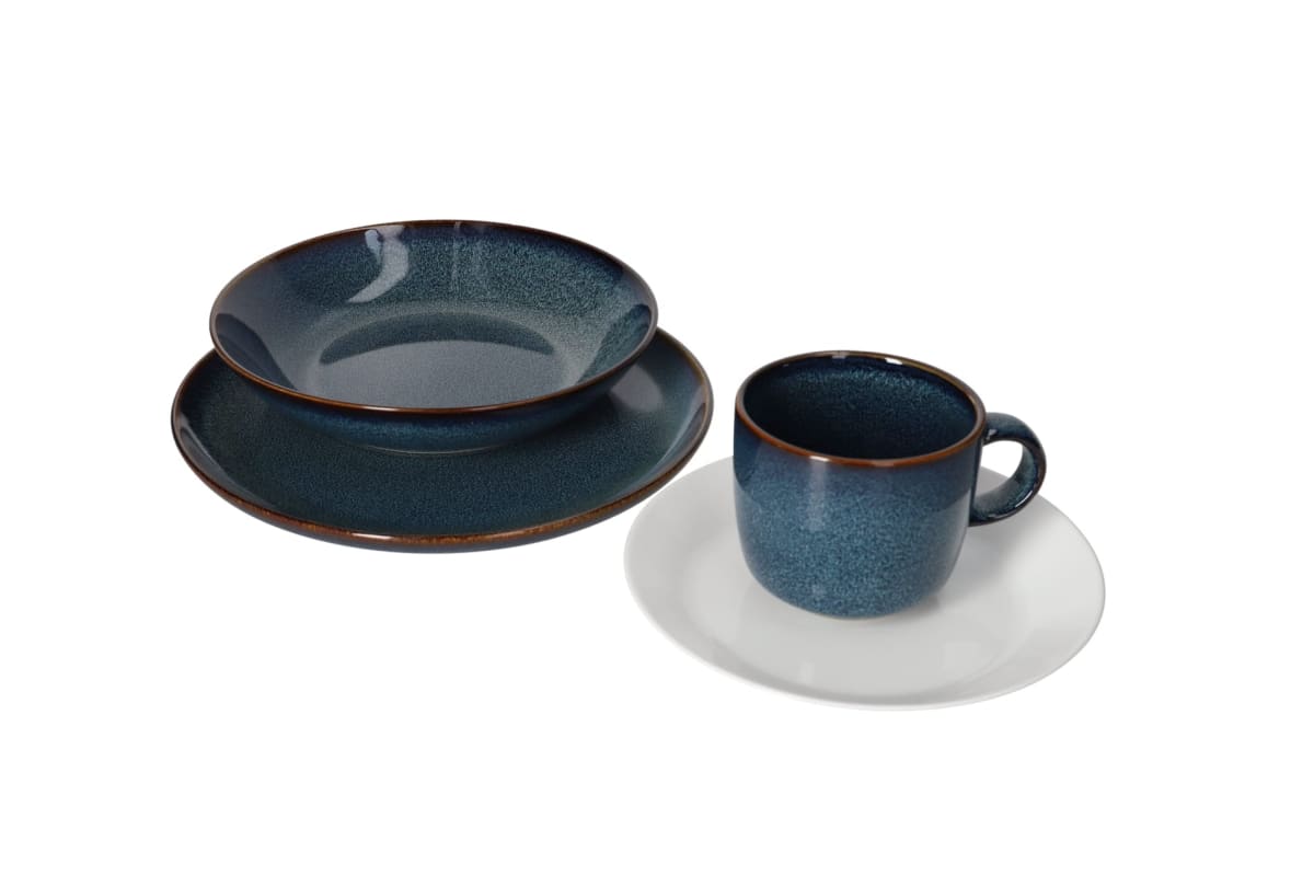 Reactive Glaze Dinnerware Set 16pcs | Danny Home