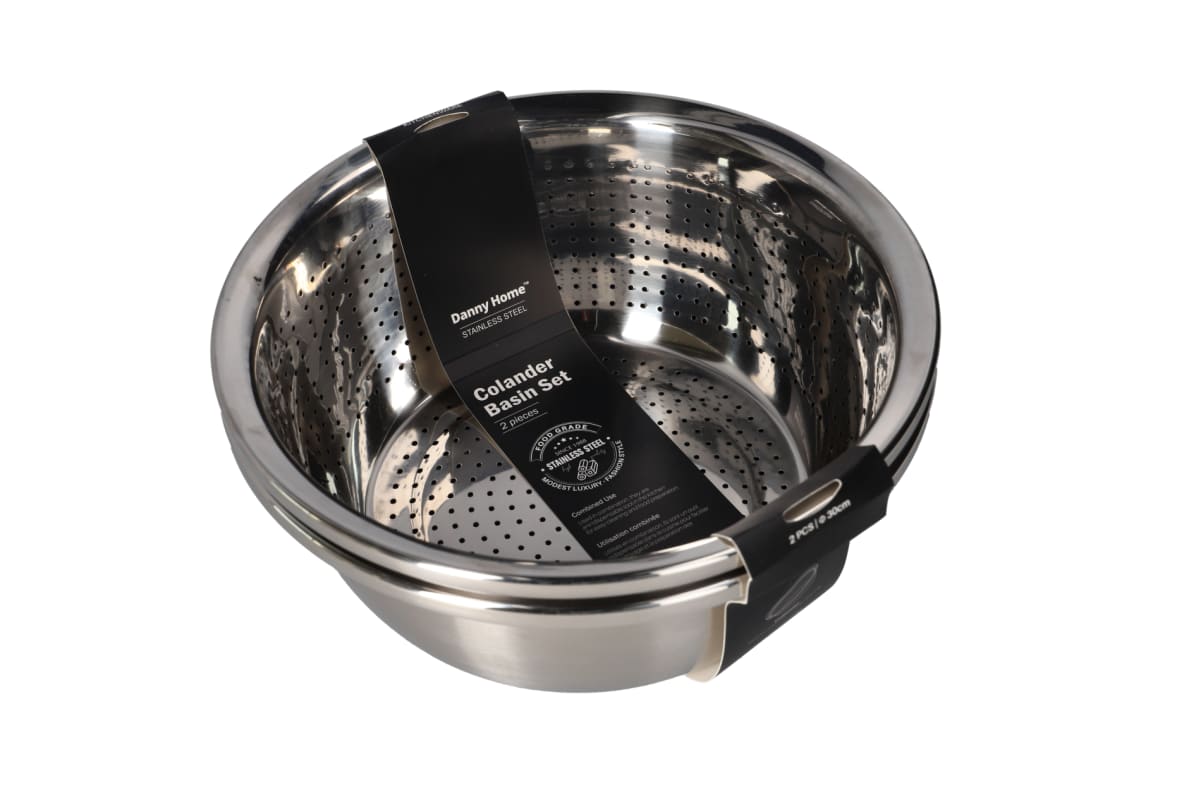 Drain Colander & Basin Set 2pcs 30cm | Danny Home