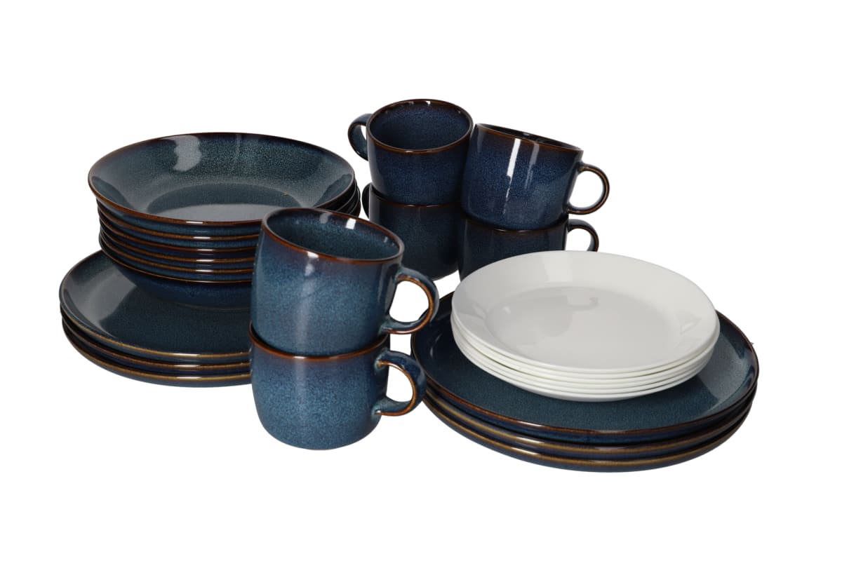 Reactive Glaze Dinnerware Set 24pcs | Danny Home