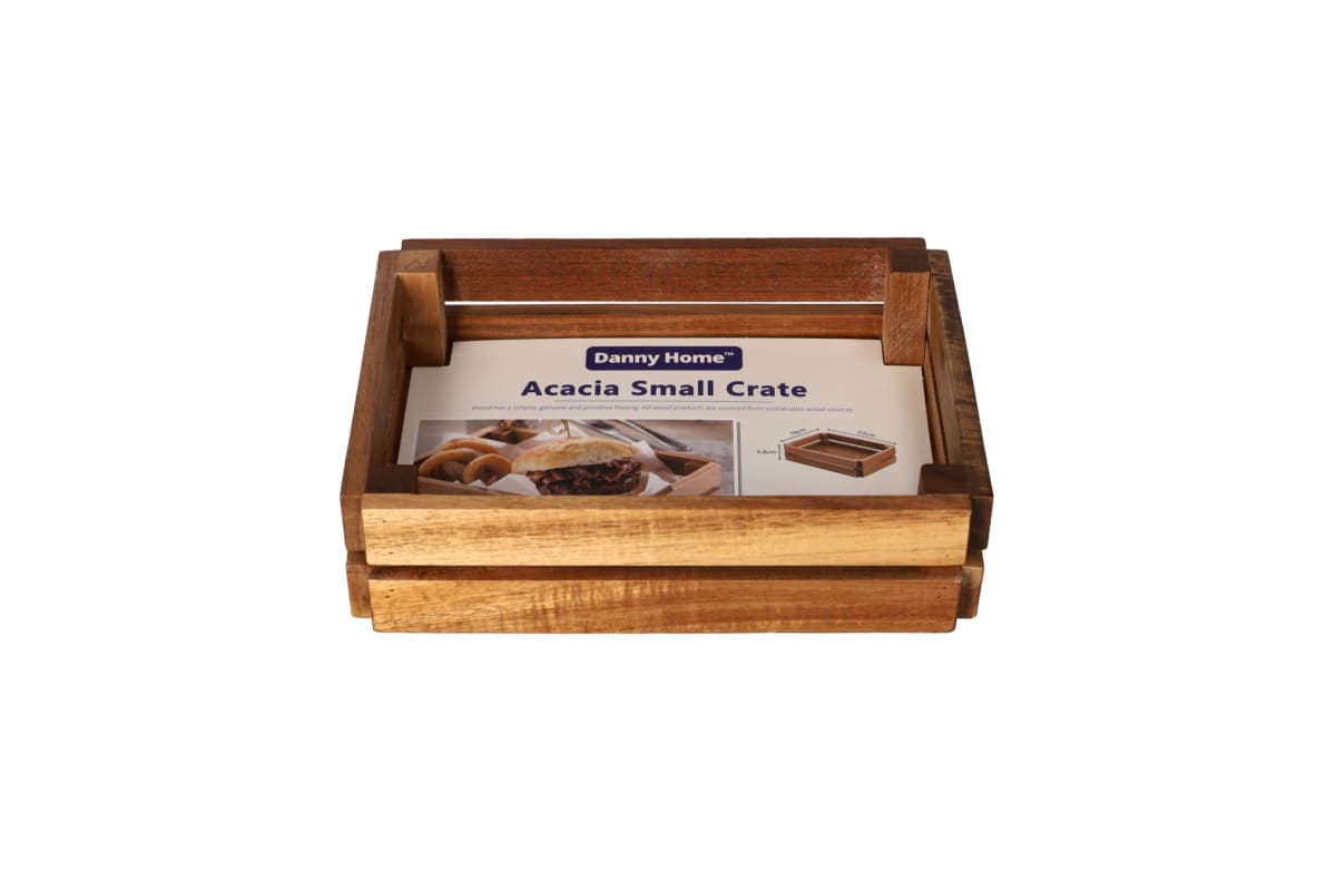 Buffet Wooden Food Crate 22.2cm | Danny Home