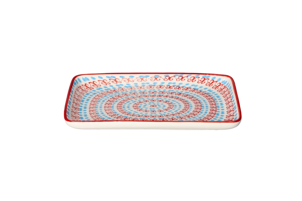 Bohemian Ceramic Serving Platter 17.9cm | Danny Home