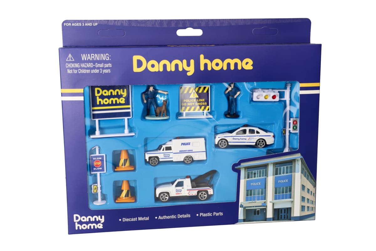 Mini Police Rescue Set 11pcs | Danny Home